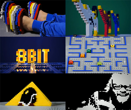 【その他】 レゴブロックで再現した8bitの世界 RymdreglageのPV 『8-bit trip』 | CGトラッキング