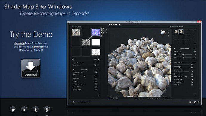 画像やモデルデータから色々なテクスチャーを生成出来る有料ツール。『ShaderMap 3』リリース。 | CGトラッキング